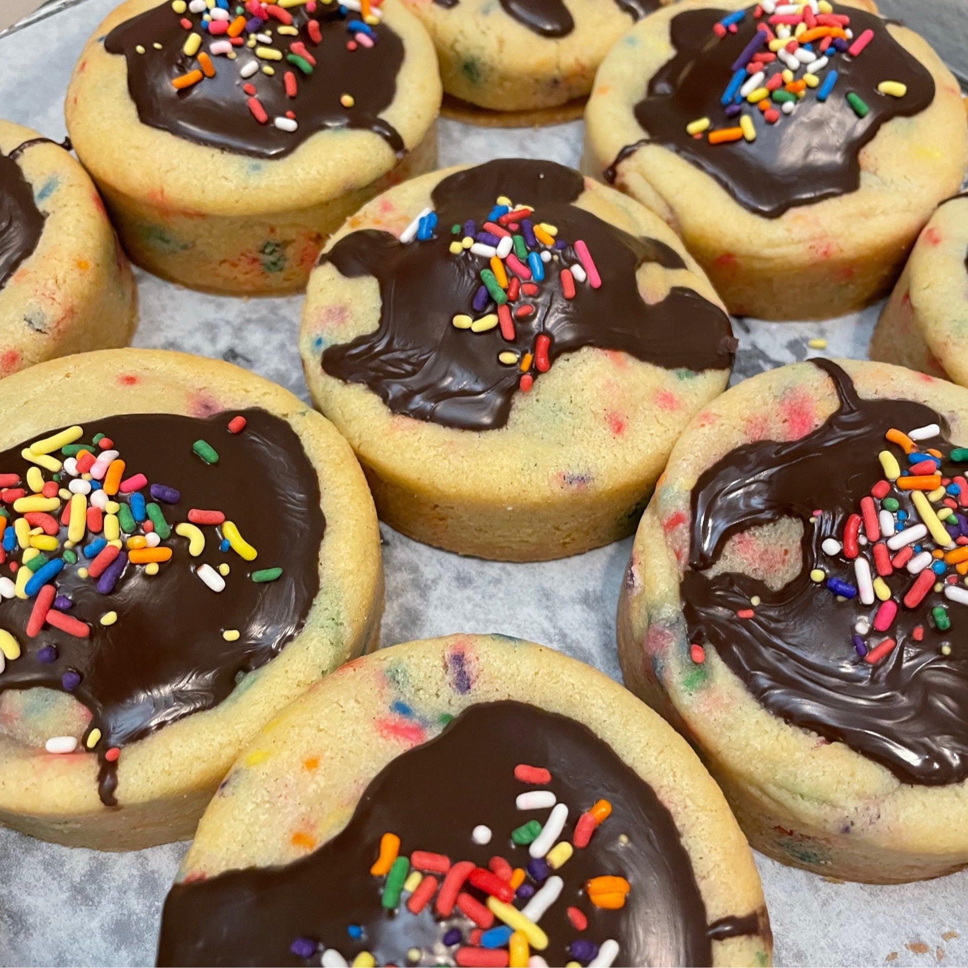 Stuffed Chocolate Birthday Cake | Lowrider Cookie Company