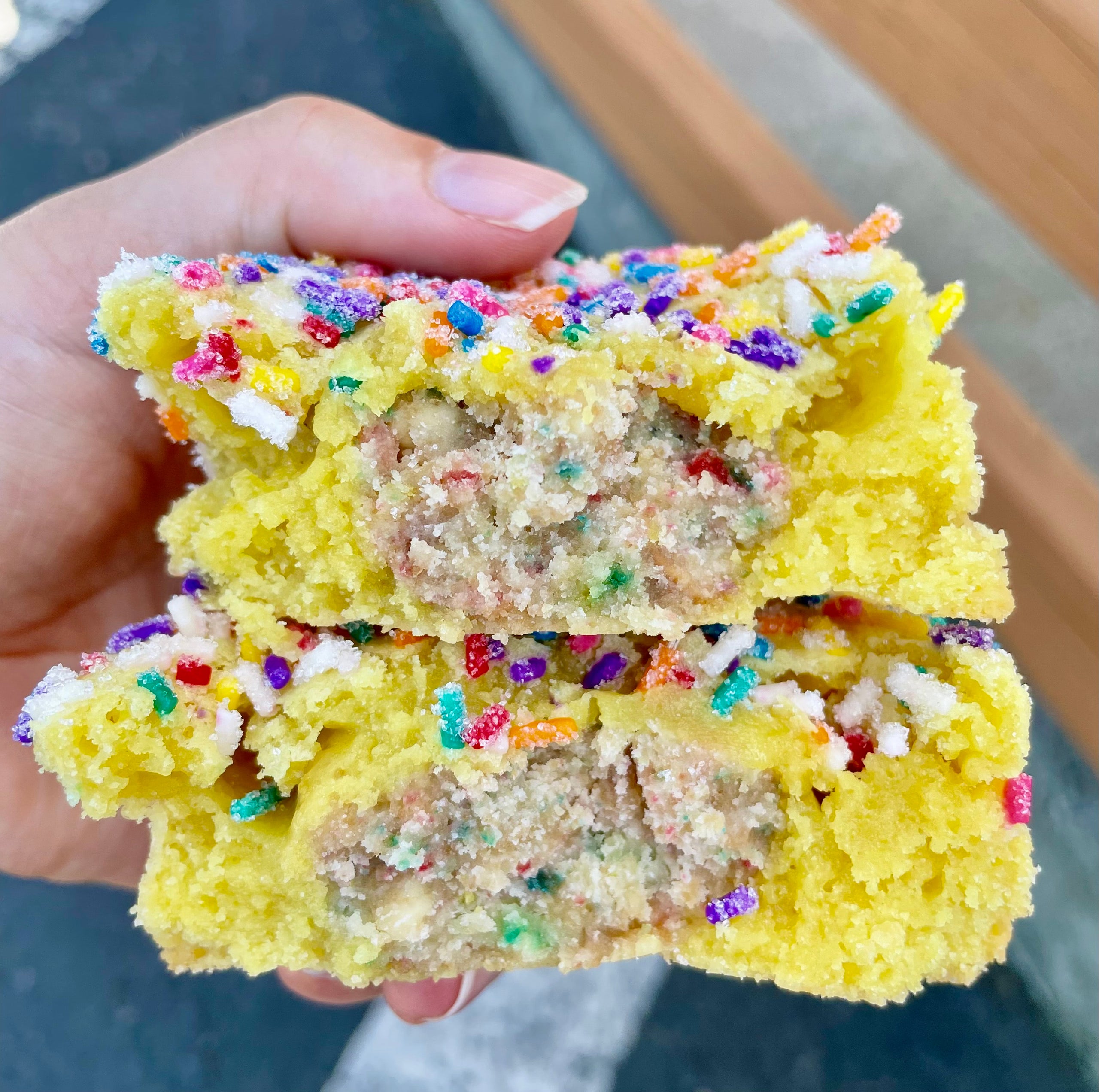 PRIDE Stuffed Lemon Funfetti - Limited Time Only | Lowrider Cookie Company